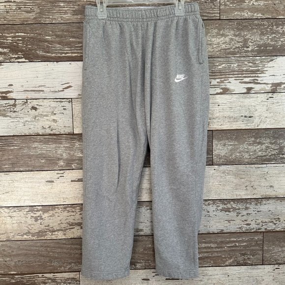 Nike | Pants | Nike Light Heather Grey Tech Mens Fleece Athletic Wear ...